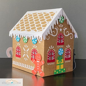 3D Gingerbread House ,merry Christmas Decor, Winter Wonderland House ...