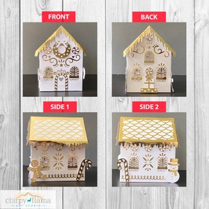 3D Gingerbread House ,merry Christmas Decor, Winter Wonderland House ...