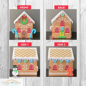 3D Gingerbread House ,merry Christmas Decor, Winter Wonderland House ...