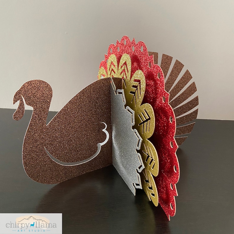 3D Turkey Centerpiece, Thanksgiving Turkey Centerpiece Table Decor ...