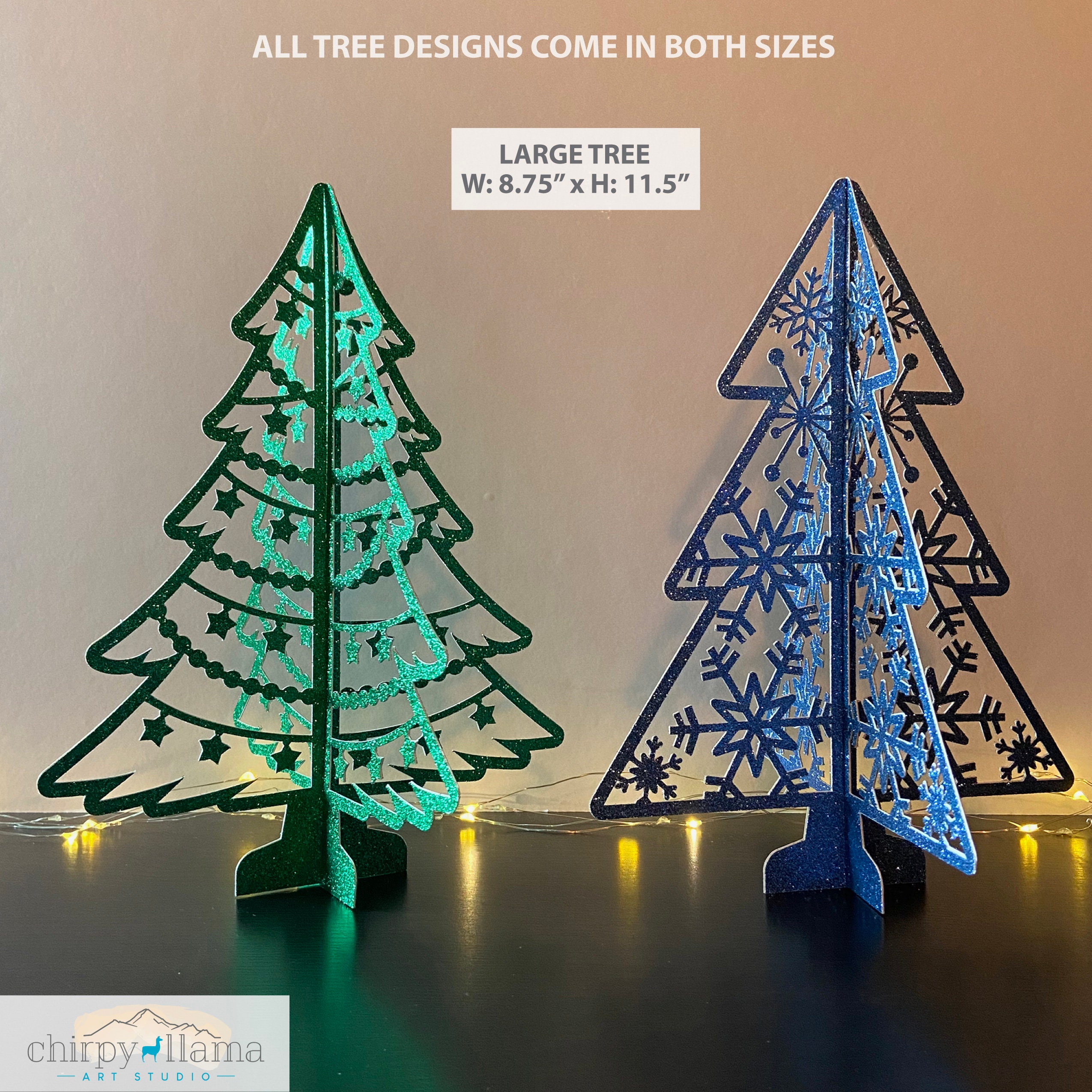 3D Christmas Tree Bundle Christmas Tree Centerpiece Decor - Etsy