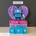 3D Robot Valentine Pop Up, Cute Valentine Robot, Love You A Bot, Love ...