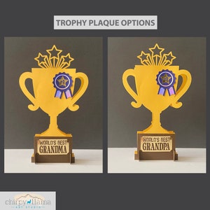3D Trophy Pop Up, World's Best Dad, Mom, Grandma, Grandpa, Aunt, Uncle ...