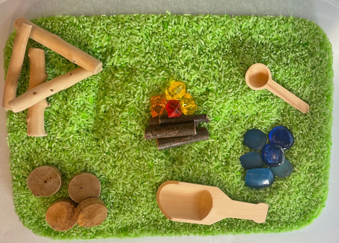 Camping Sensory Bin - Etsy