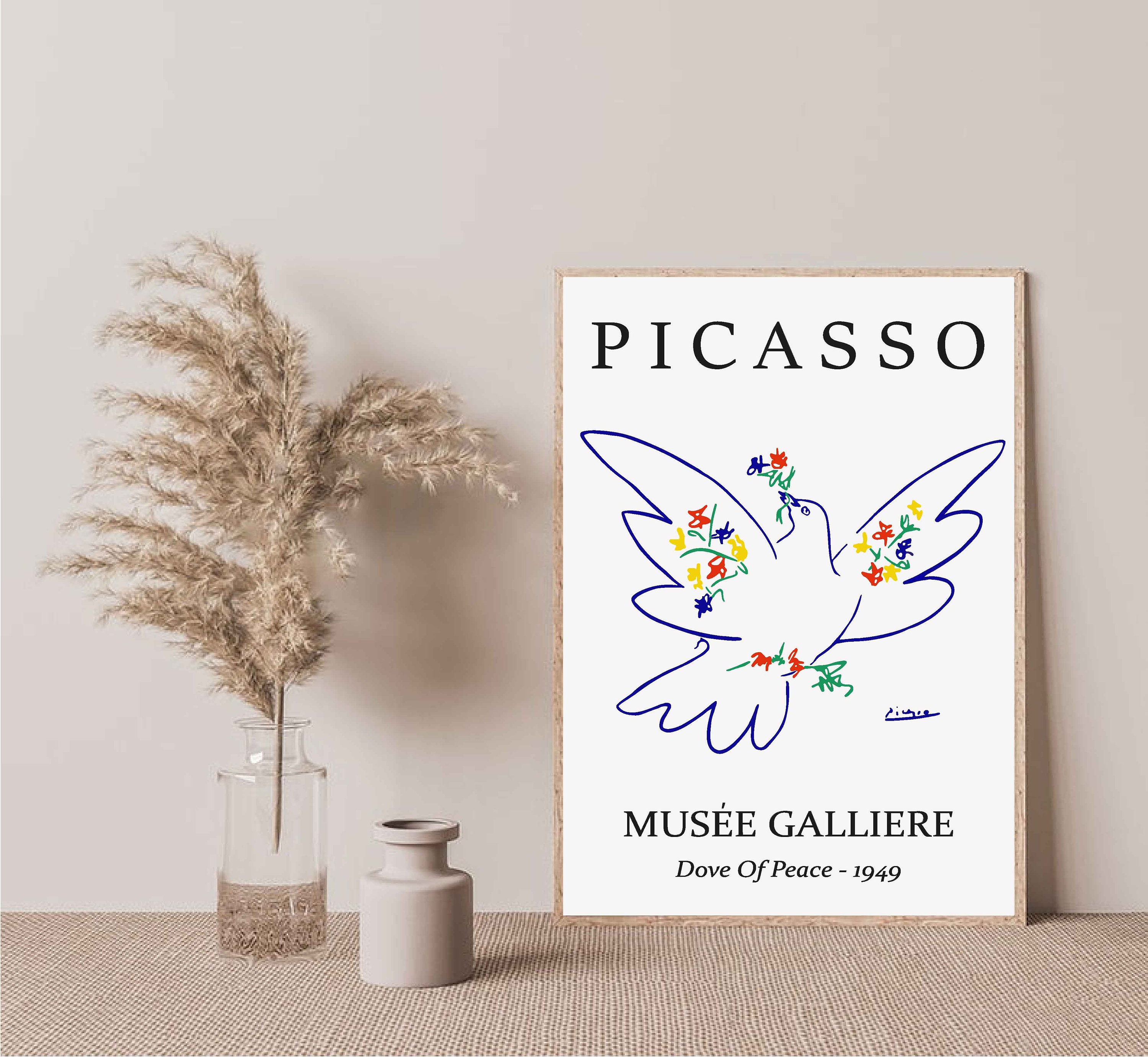 Picasso Print Picasso Poster Picasso Exhibition Poster | Etsy