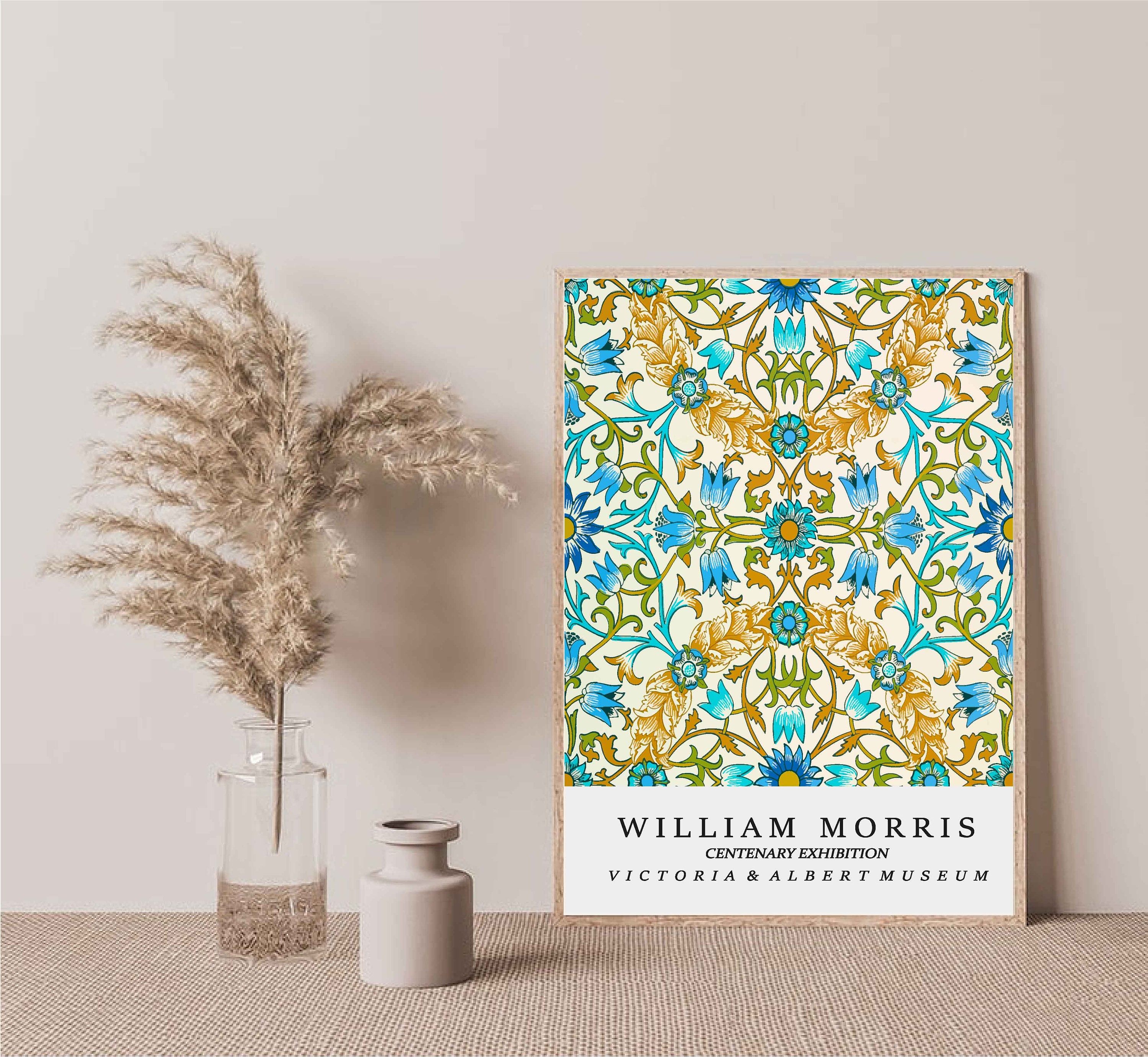 William Morris Exhibition Poster William Morris Print - Etsy