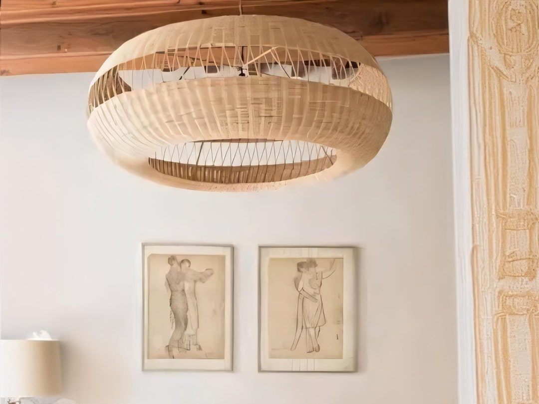 Suspension Rotin Eco-friendly Natural Bamboo Handmade - Great for Home ...