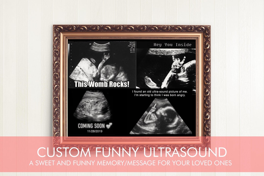 Funny Ultrasound Print, Baby Shower, Baby Shower Gifts, Funny Gift for ...
