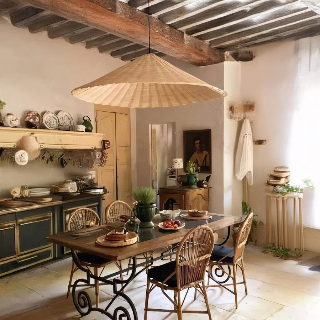 Suspension Rotin Eco-friendly Natural Bamboo Handmade - Great for Home ...