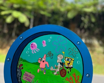 Spongebob Window - Etsy