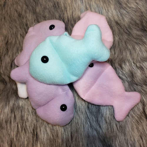 Kitten Play Fish Bones Toy Amigurumi - Etsy