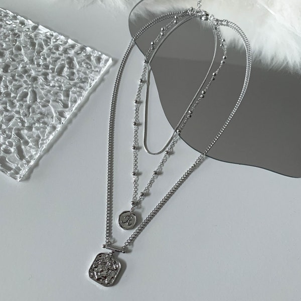 3 Layer Necklace - Etsy