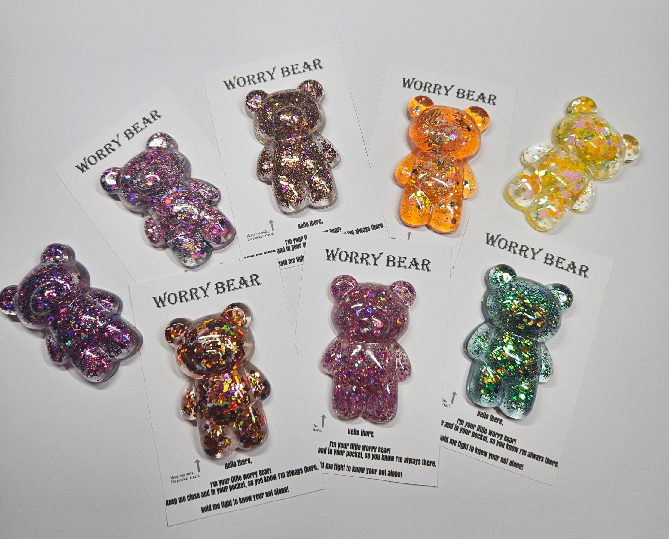 Worry Bears. Pocket Hug, Stress Relief, Anxiety Relief, Pocket Friend ...