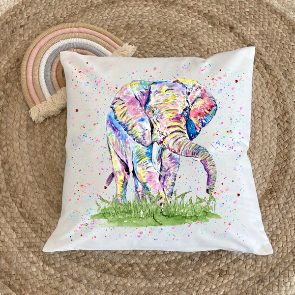 Elephant Cushion - Etsy UK
