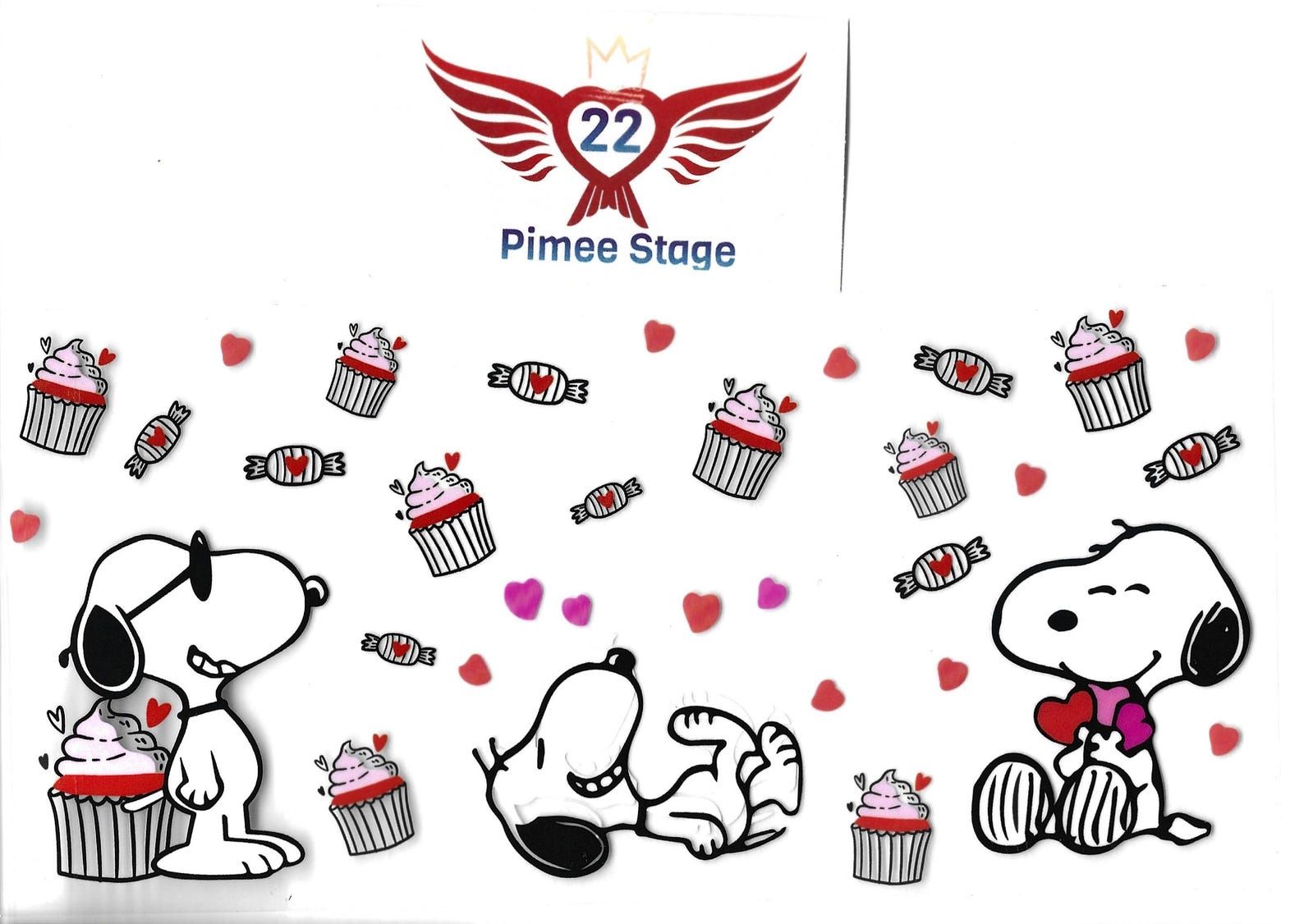 16 Oz. UT DTV Cup Wraps Snoopy Love Theme - Etsy