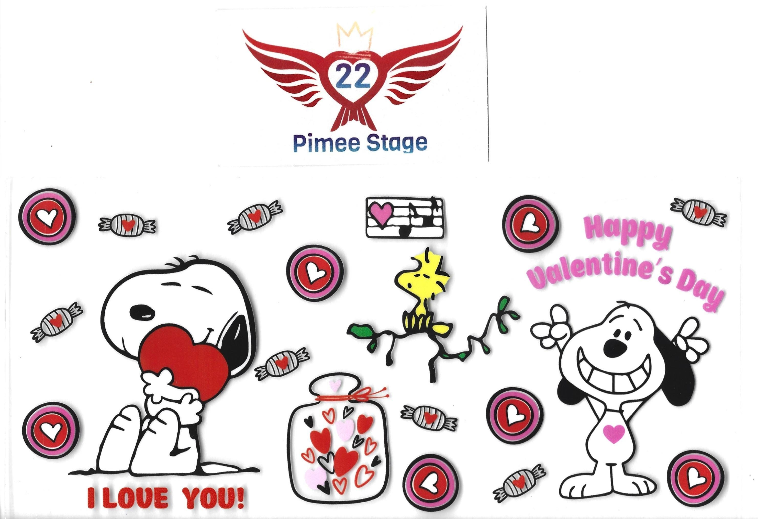 16 Oz. UT DTV Cup Wraps Snoopy Love Theme - Etsy