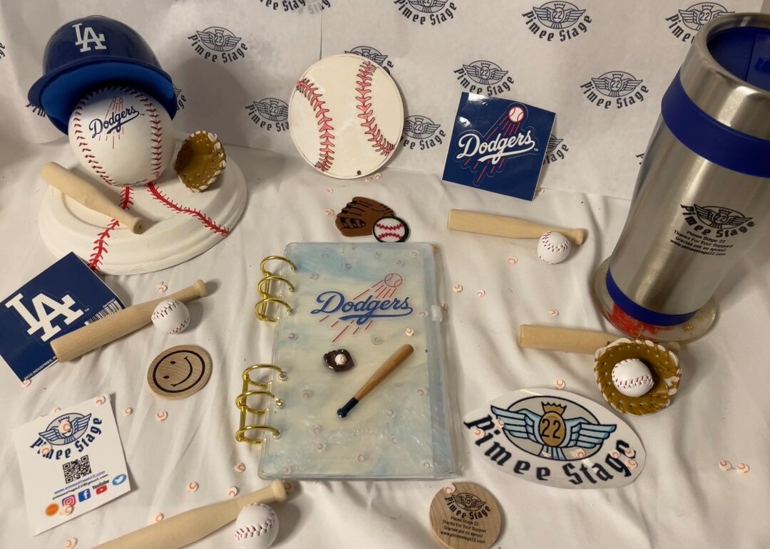 Dodgers Notebook Resin Cover - Etsy