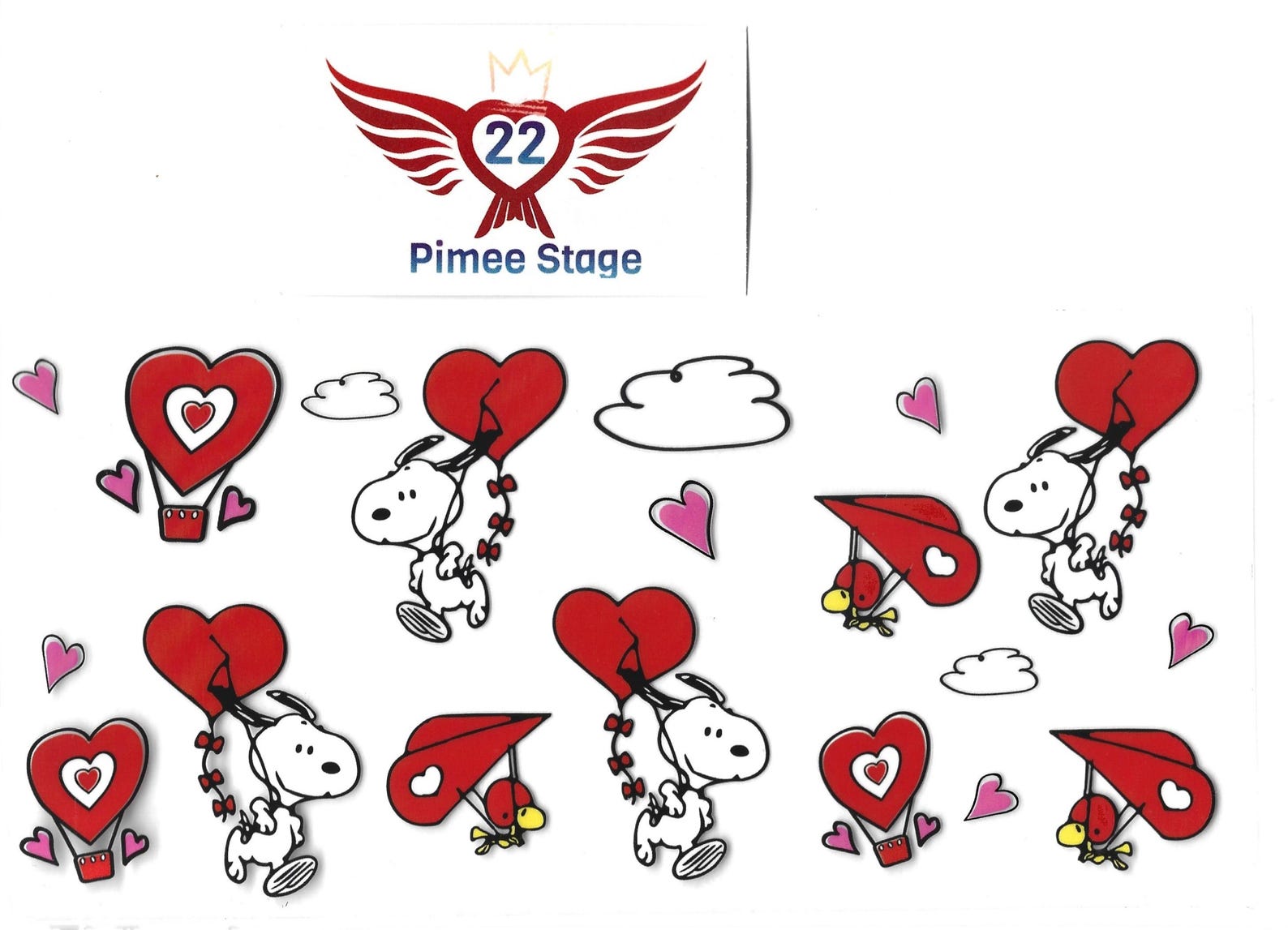 16 Oz. UT DTV Cup Wraps Snoopy Love Theme - Etsy