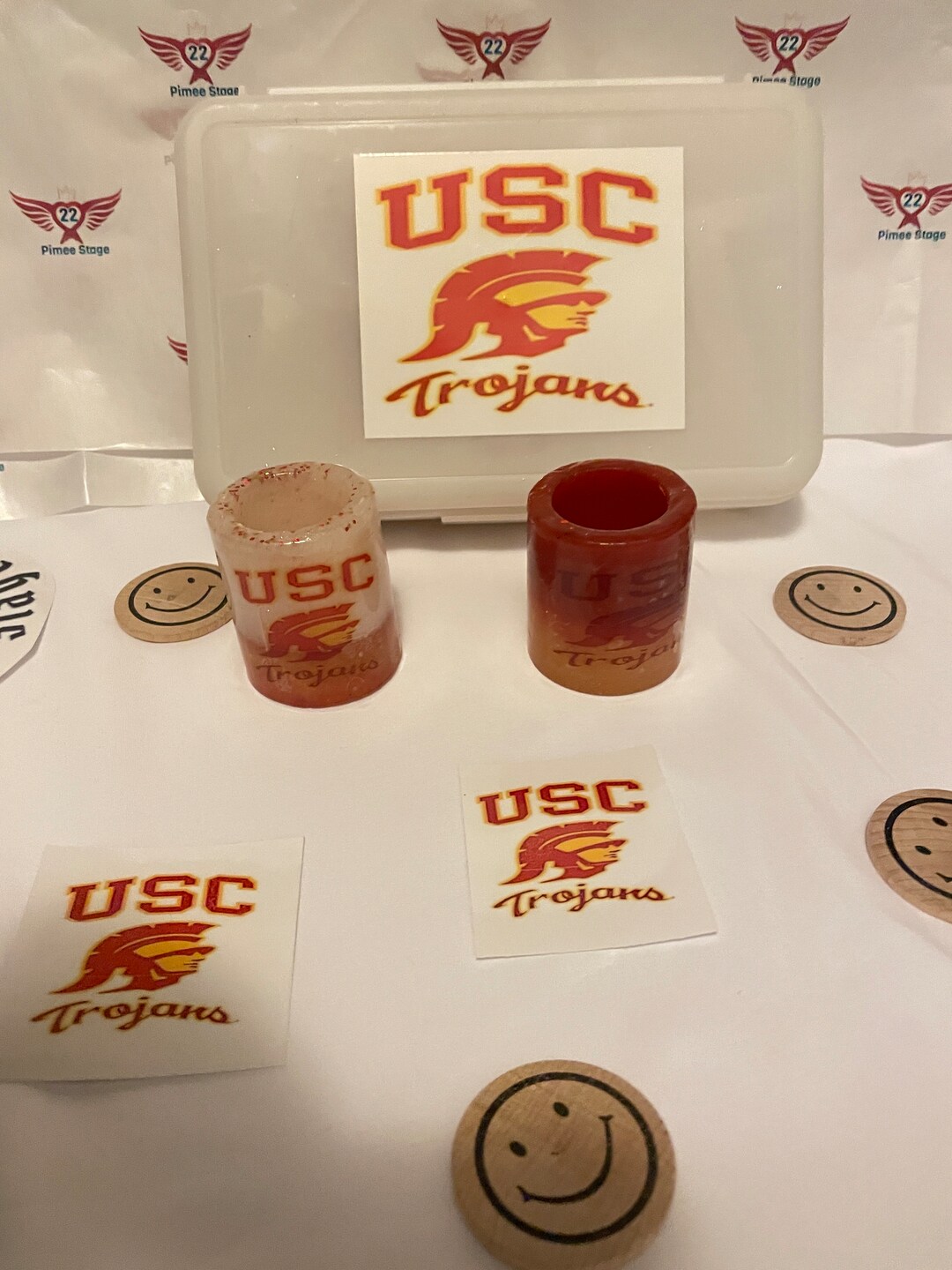 USC Shot Glasses - Etsy
