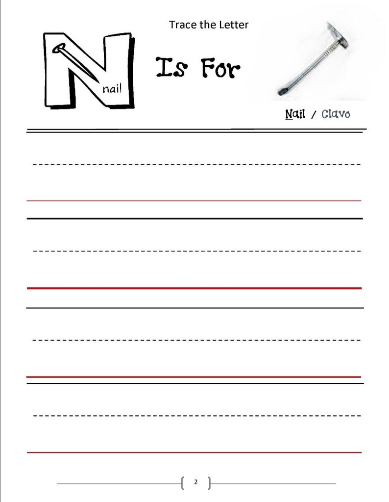 My Alphabet Tracing Book - Etsy