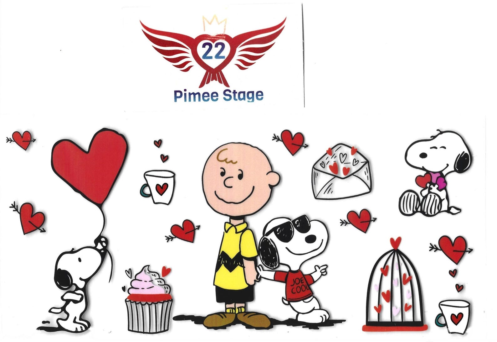 16 Oz. UT DTV Cup Wraps Snoopy Love Theme - Etsy
