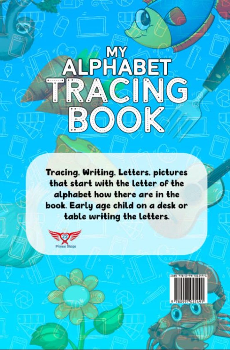 My Alphabet Tracing Book - Etsy