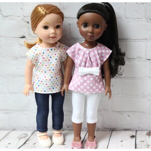 The Everyday Top - Digital Pdf Sewing Pattern for 14" Dolls - Etsy