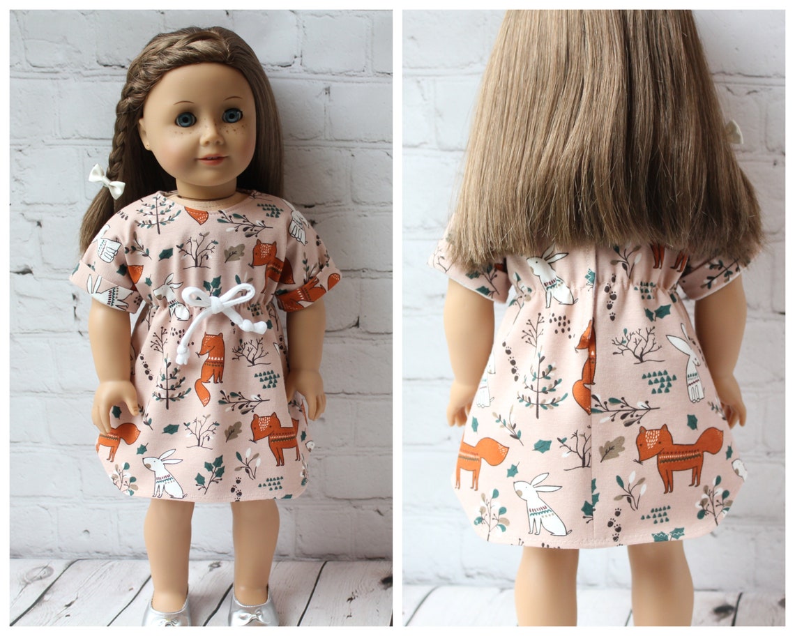 Heather Dress Digital Pdf Sewing Pattern for 18 Dolls | Etsy