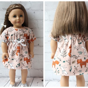 Heather Dress - Digital Pdf Sewing Pattern for 18" Dolls - Etsy