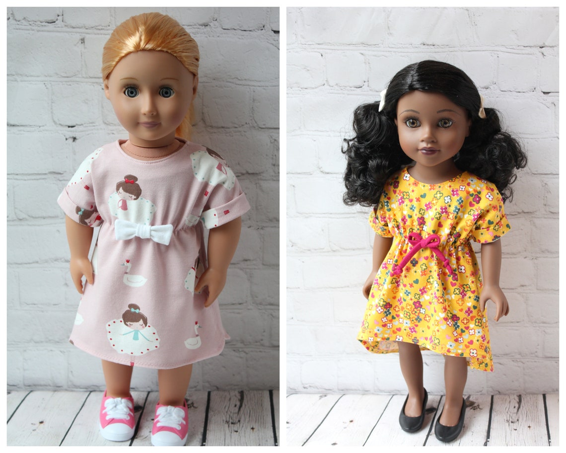 Heather Dress Digital Pdf Sewing Pattern for 18 Dolls | Etsy