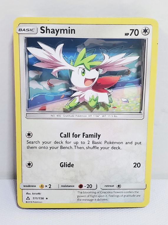 Shaymin Pokemon Card