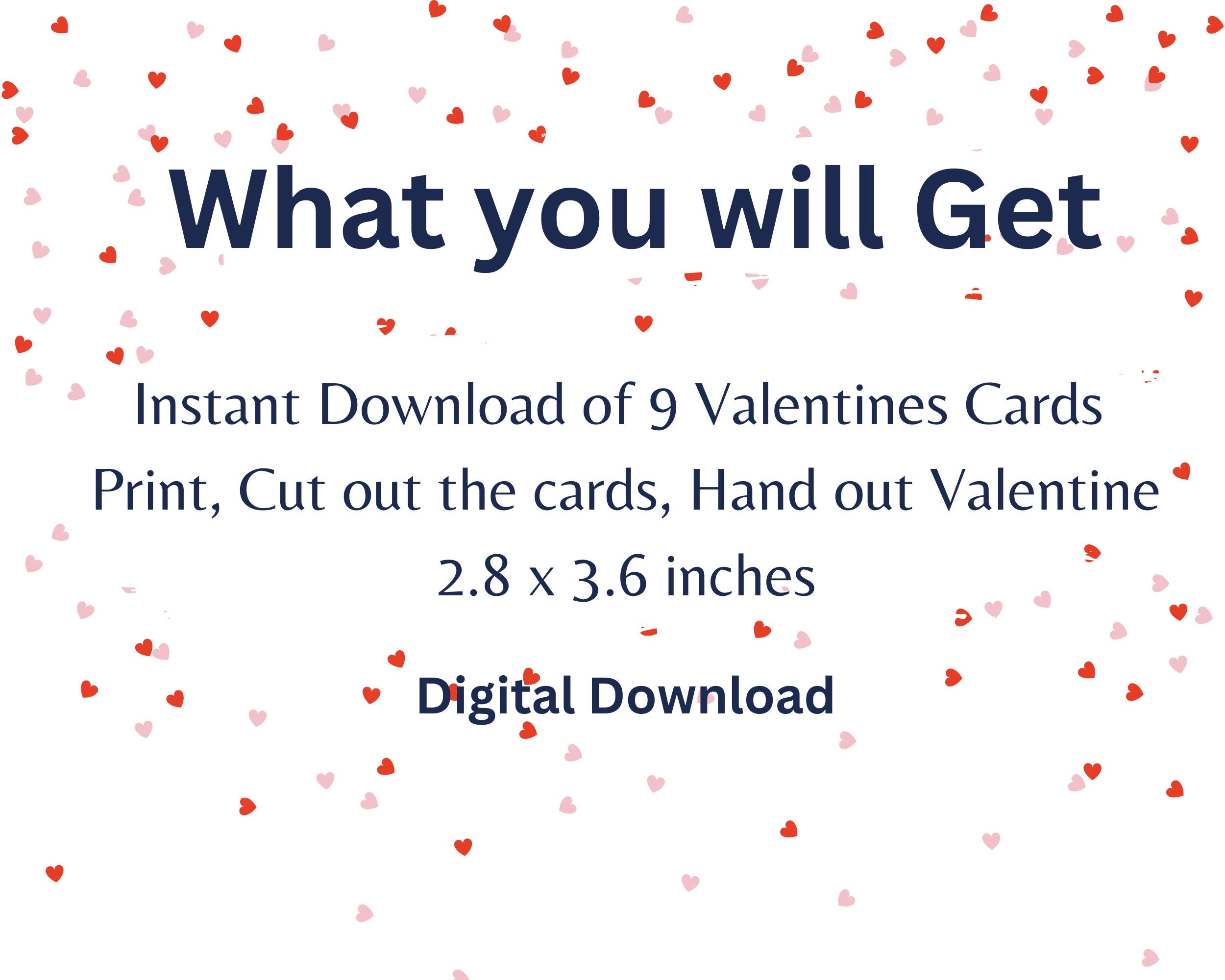 Positive Affirmation Printable Valentines Cards or Tags for School or ...