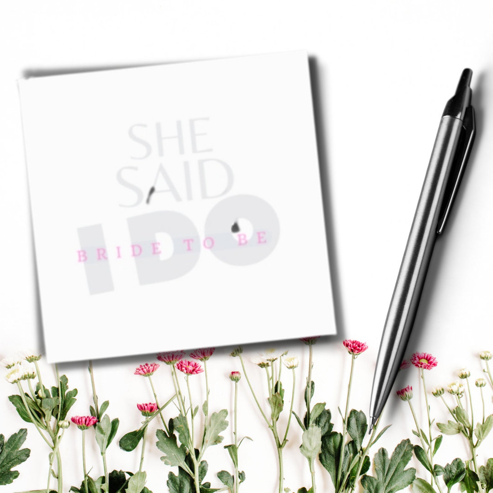 Writing Pad, Gift for Her, I Do, Bride to Be Post-it, Engagement Gift ...