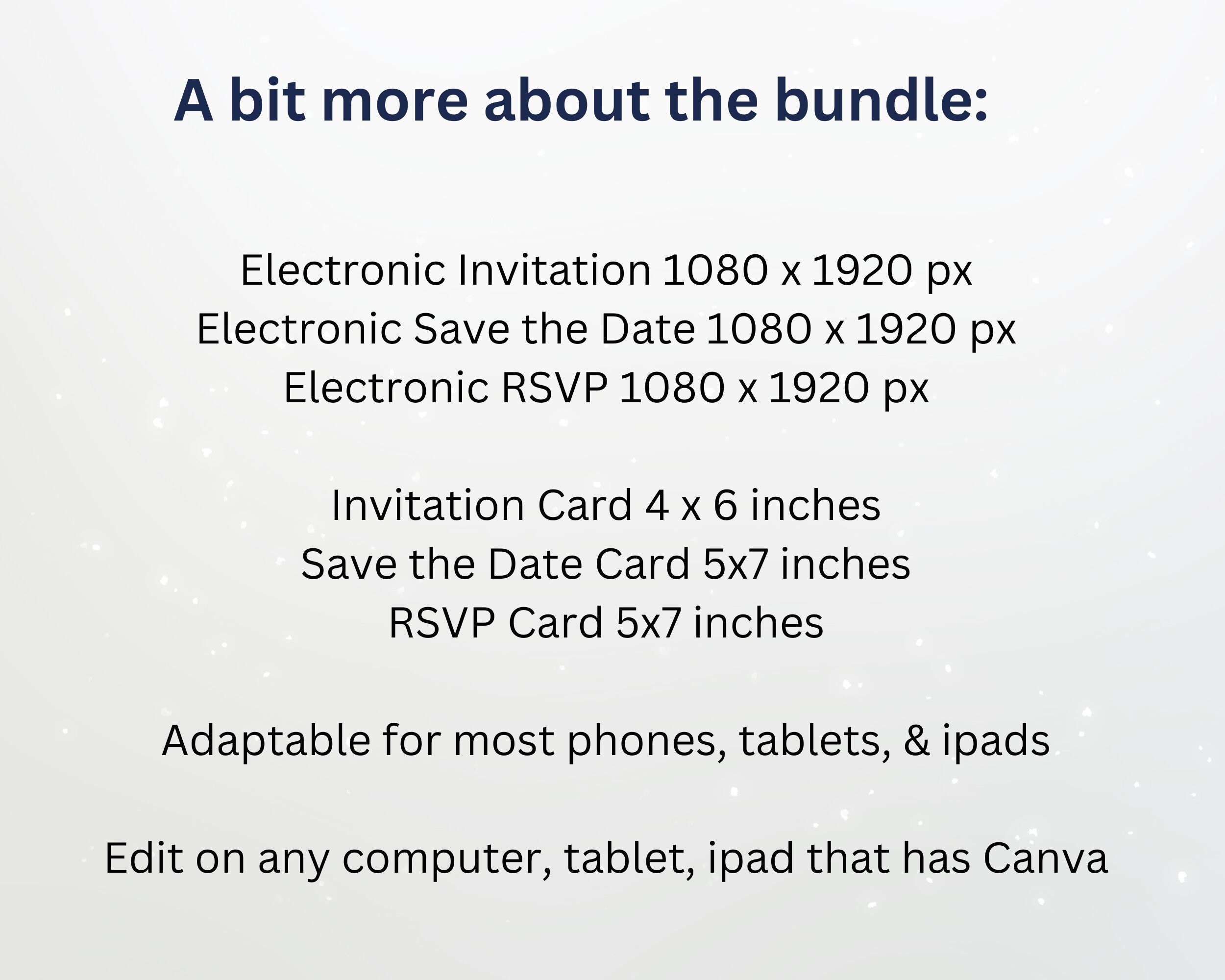 Customized Wedding Template, Modern Printable Invitation Designs Cool ...