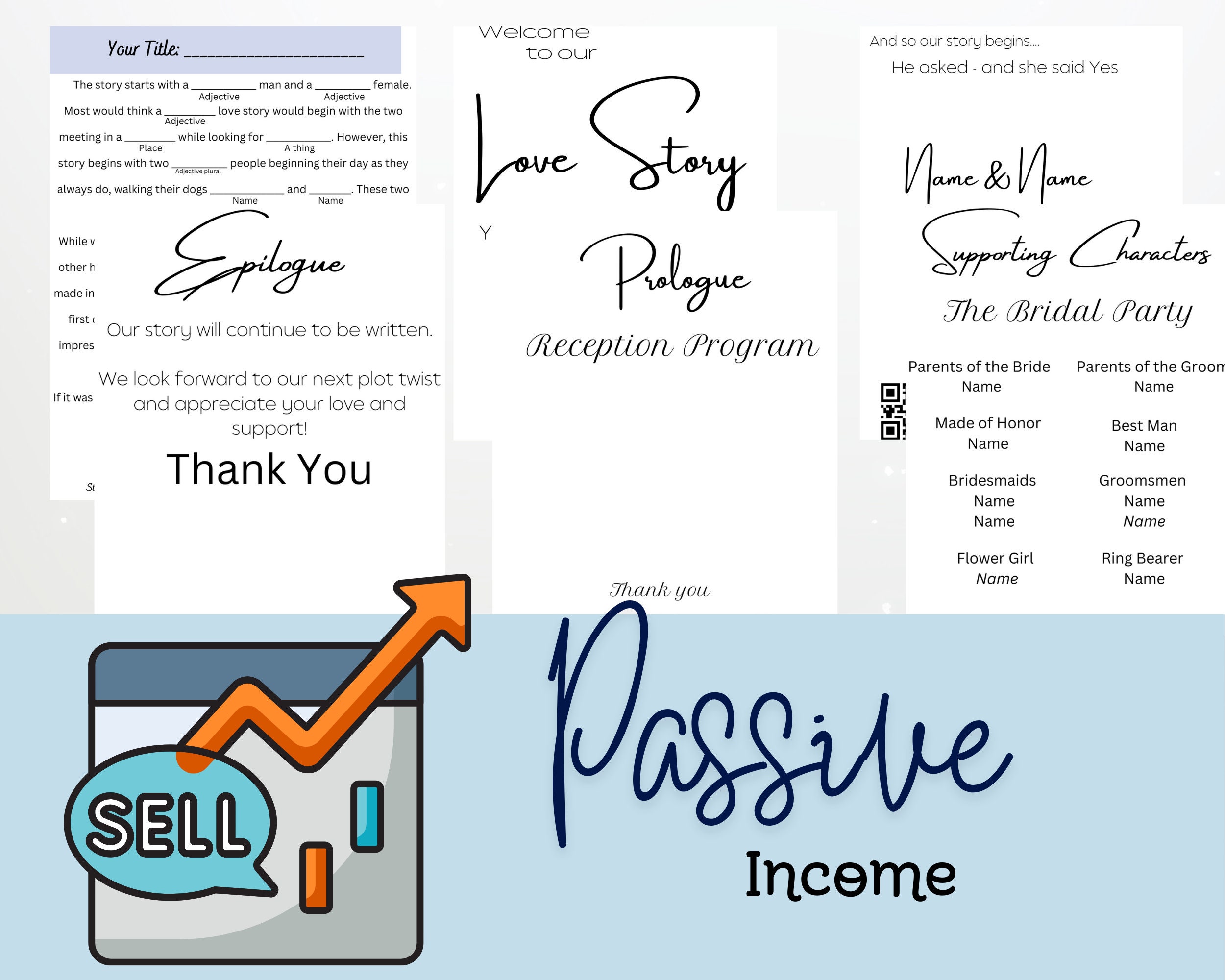 Large PLR Wedding Bundle, Instant Download, Canva Wedding Templates ...