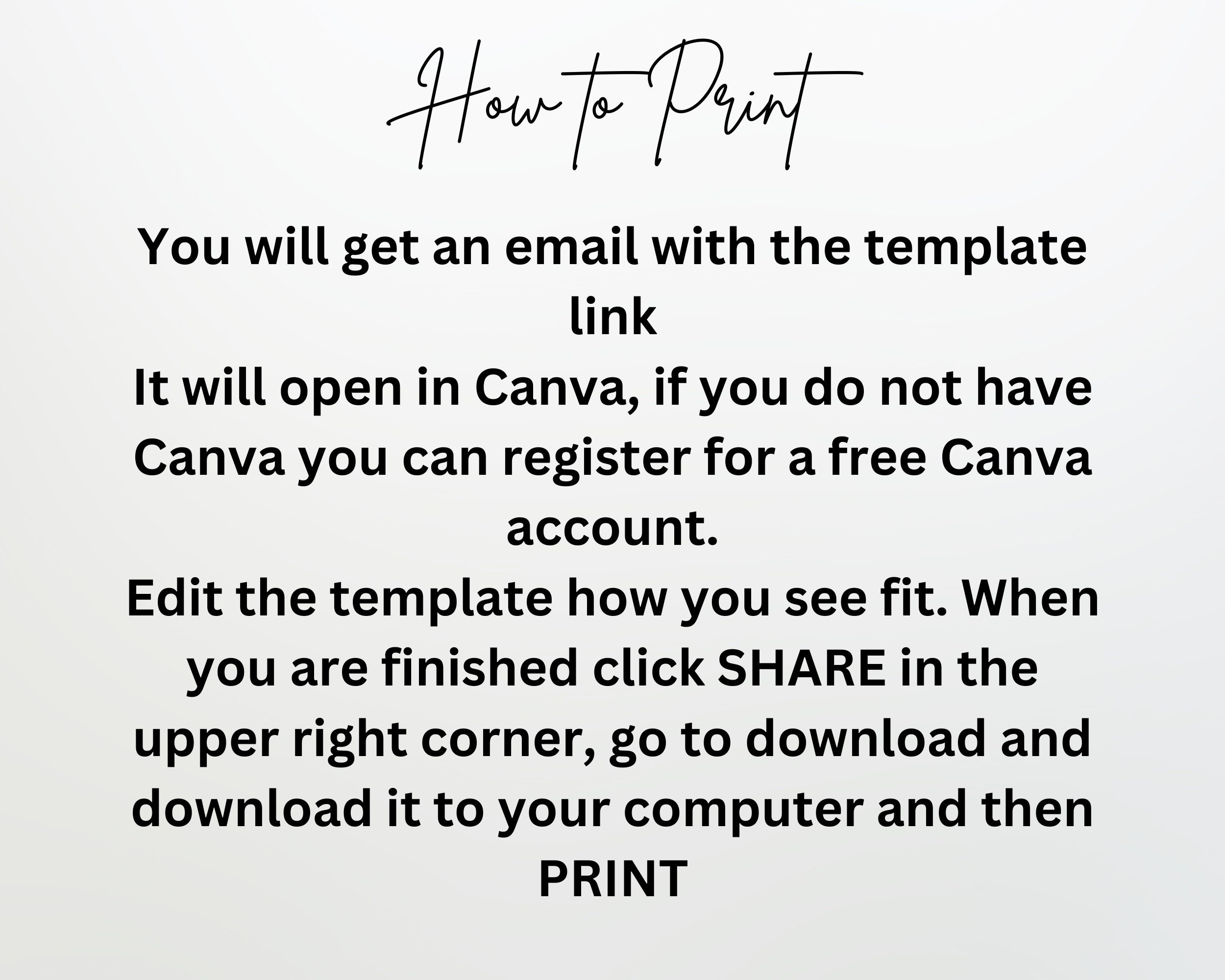 Editable Welcome Poster| Minimalist Welcome Sign Template, Simple ...