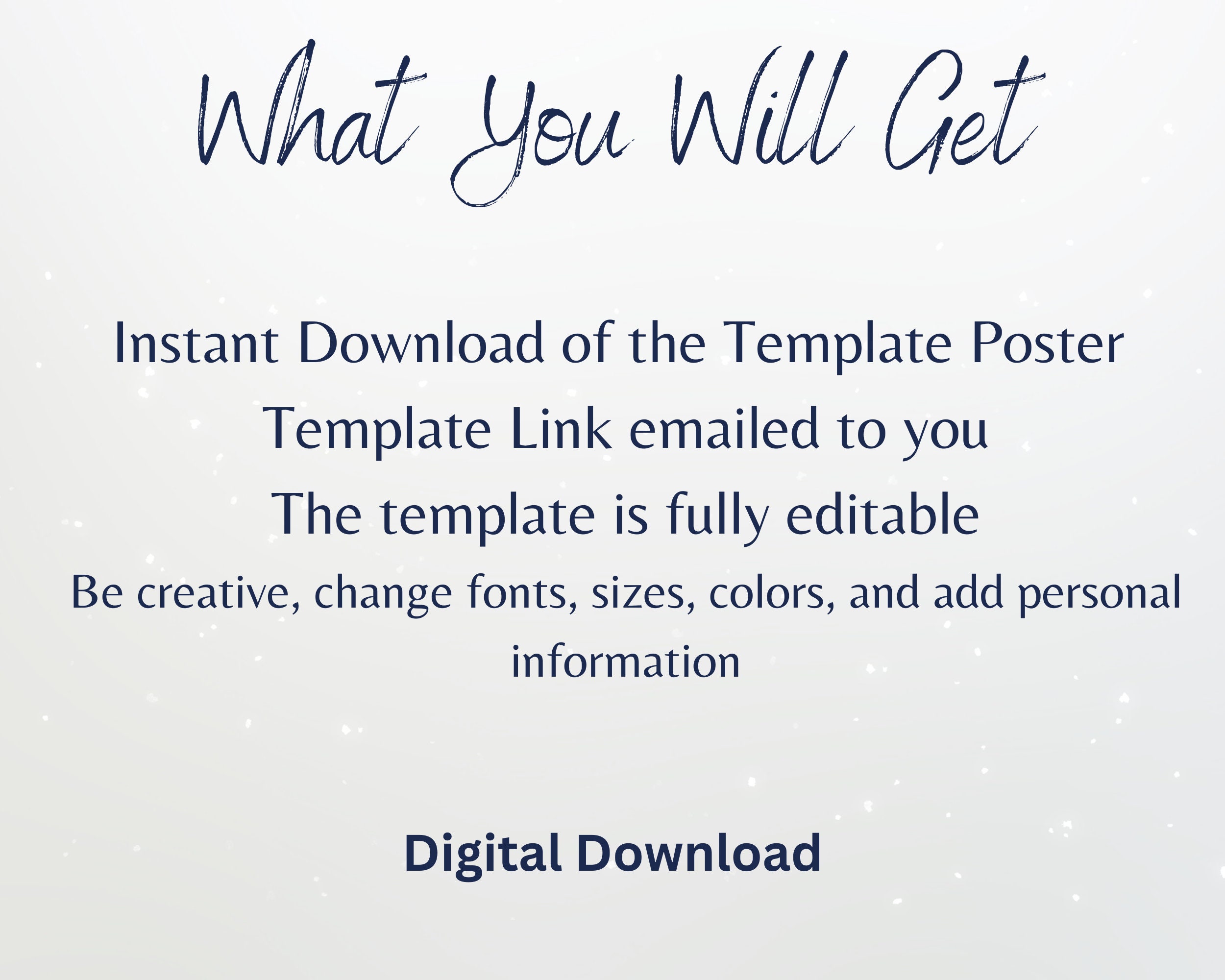 Editable Welcome Poster Minimalist Cursive Welcome Sign Template ...