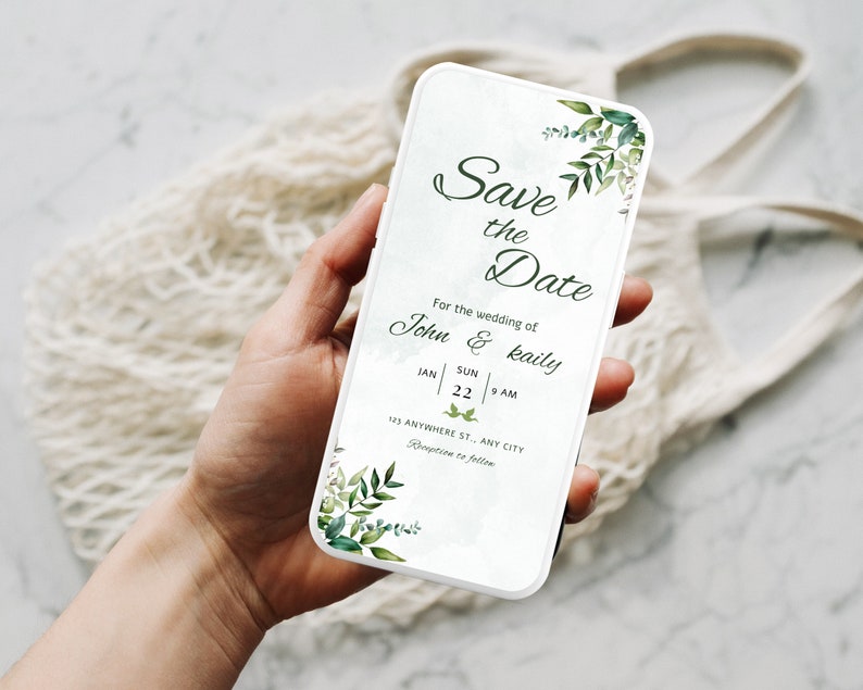 Customized Wedding Template, Modern Printable Invitation Designs Cool ...