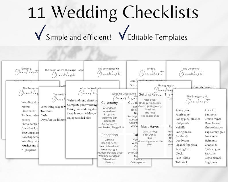 Wedding Planning Checklist| Photography Shot List, Wedding Planning ...