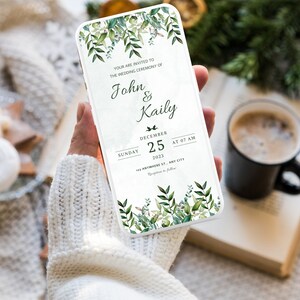 Customized Wedding Template, Modern Printable Invitation Designs Cool ...