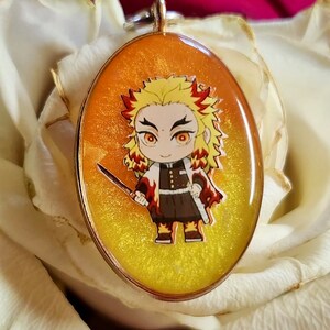 Keychain Rengoku From Demon Slayer - Etsy