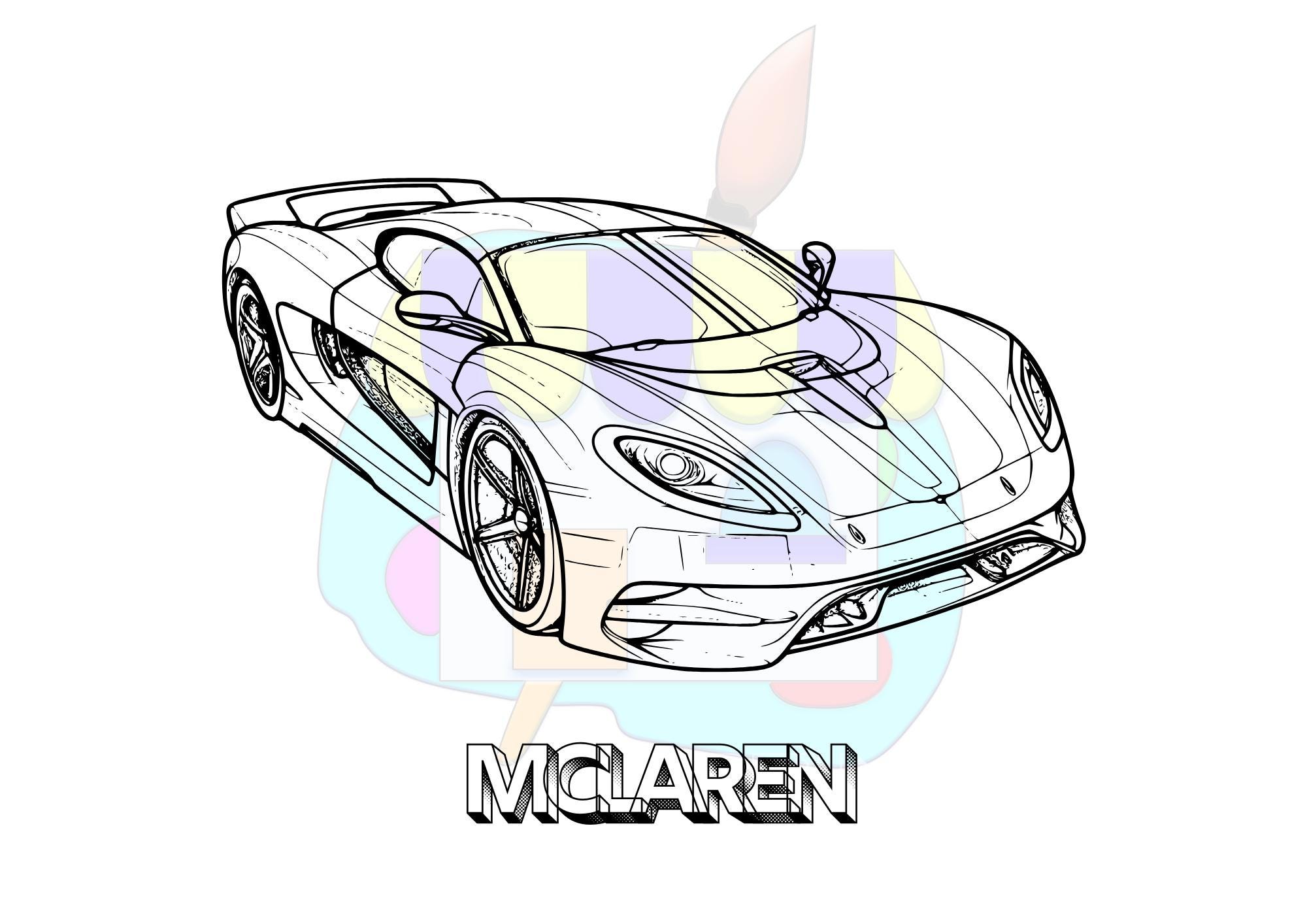 10+ Sports Cars Coloring Pages – Sleek Racing Car Designs for Kids ...