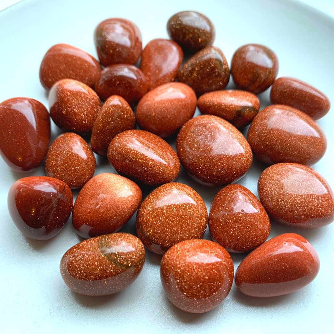 Goldstone Tumble Stones, A Grade Goldstone, Polished Tumble Stones ...