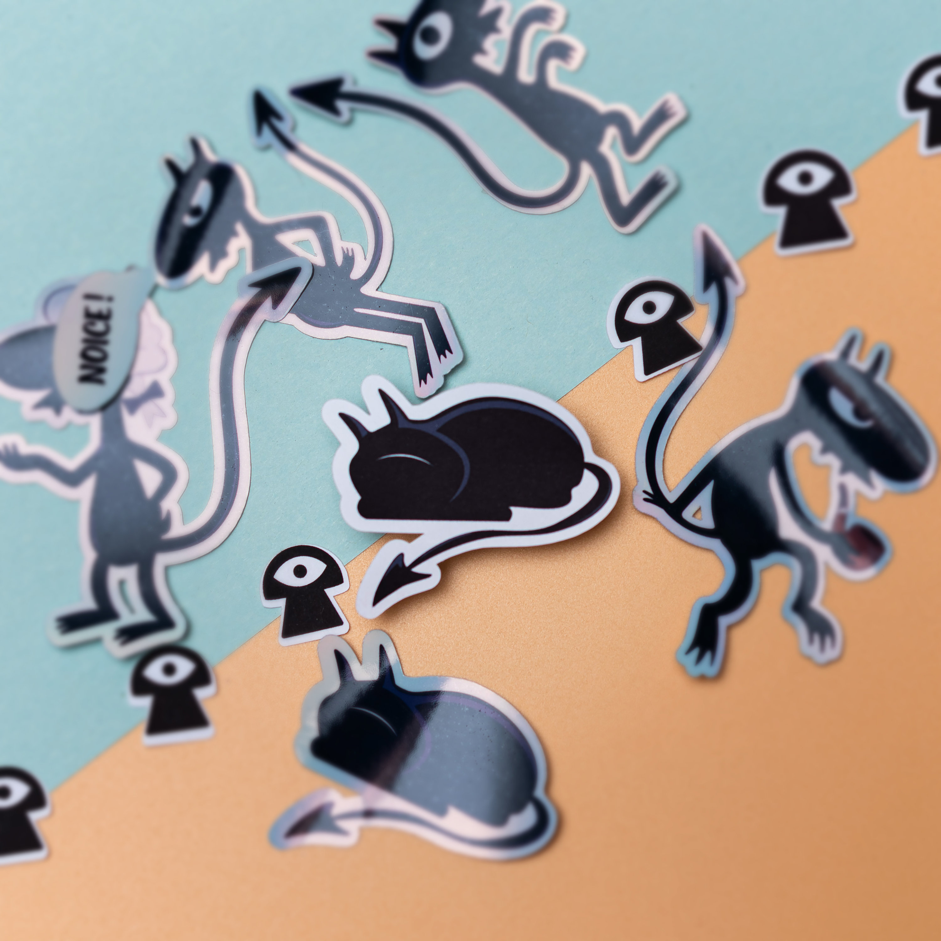 Luci Disenchantment Stickers Judge, Smoking, Noice, Sleeping, - Etsy