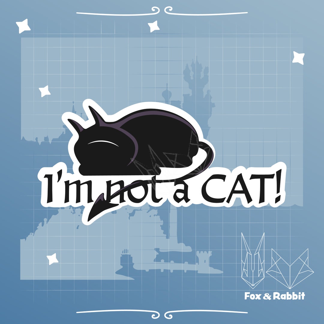 Luci Disenchantment Stickers - I'm Not a Cat! - Etsy