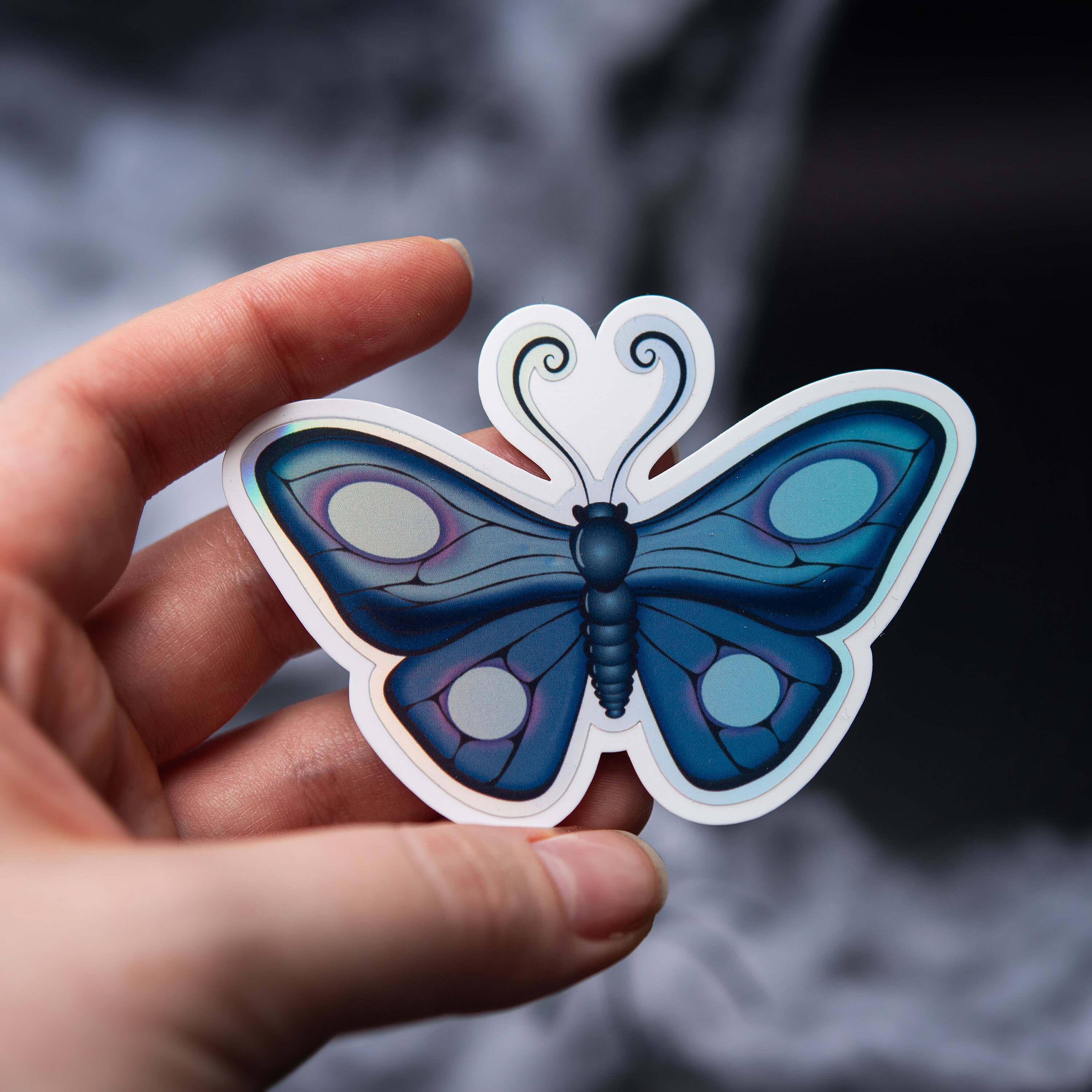 Corpse Bride Stickers, Butterflies, Holographic Stickers, Halloween ...
