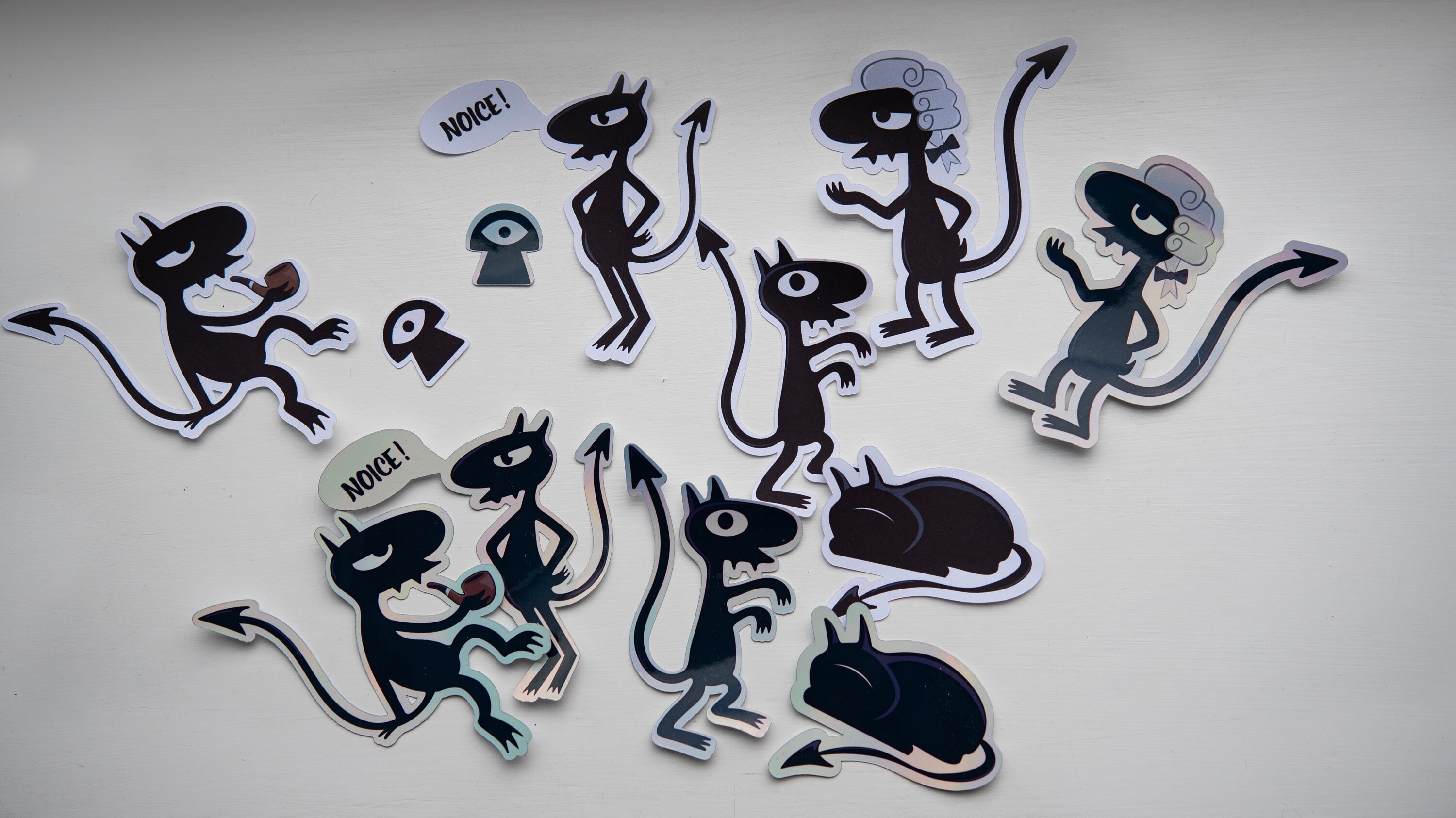 Luci Disenchantment Stickers Judge, Smoking, Noice, Sleeping, - Etsy