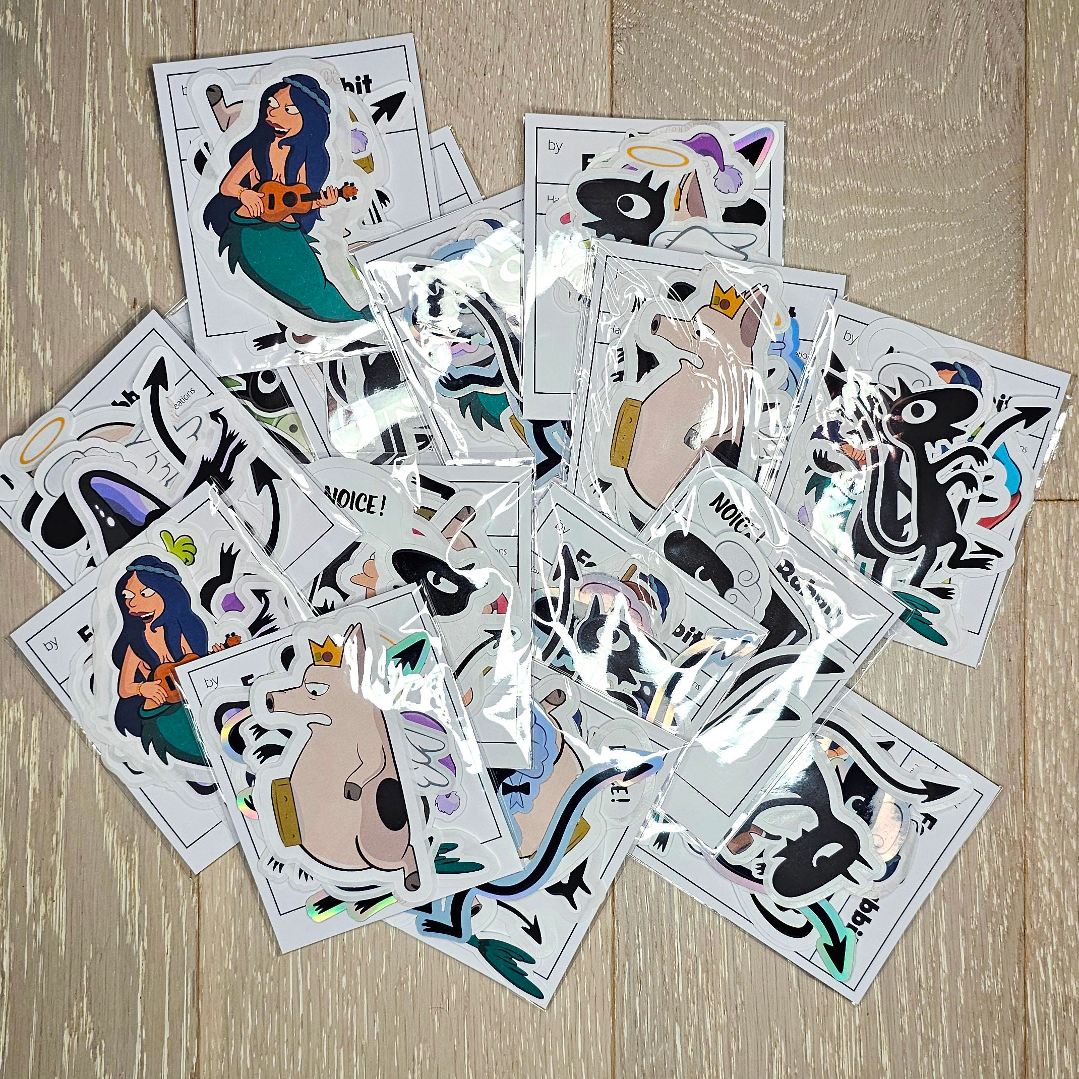 Disenchantment Stickers Pre-packed Mix of 6 Stickers - Etsy