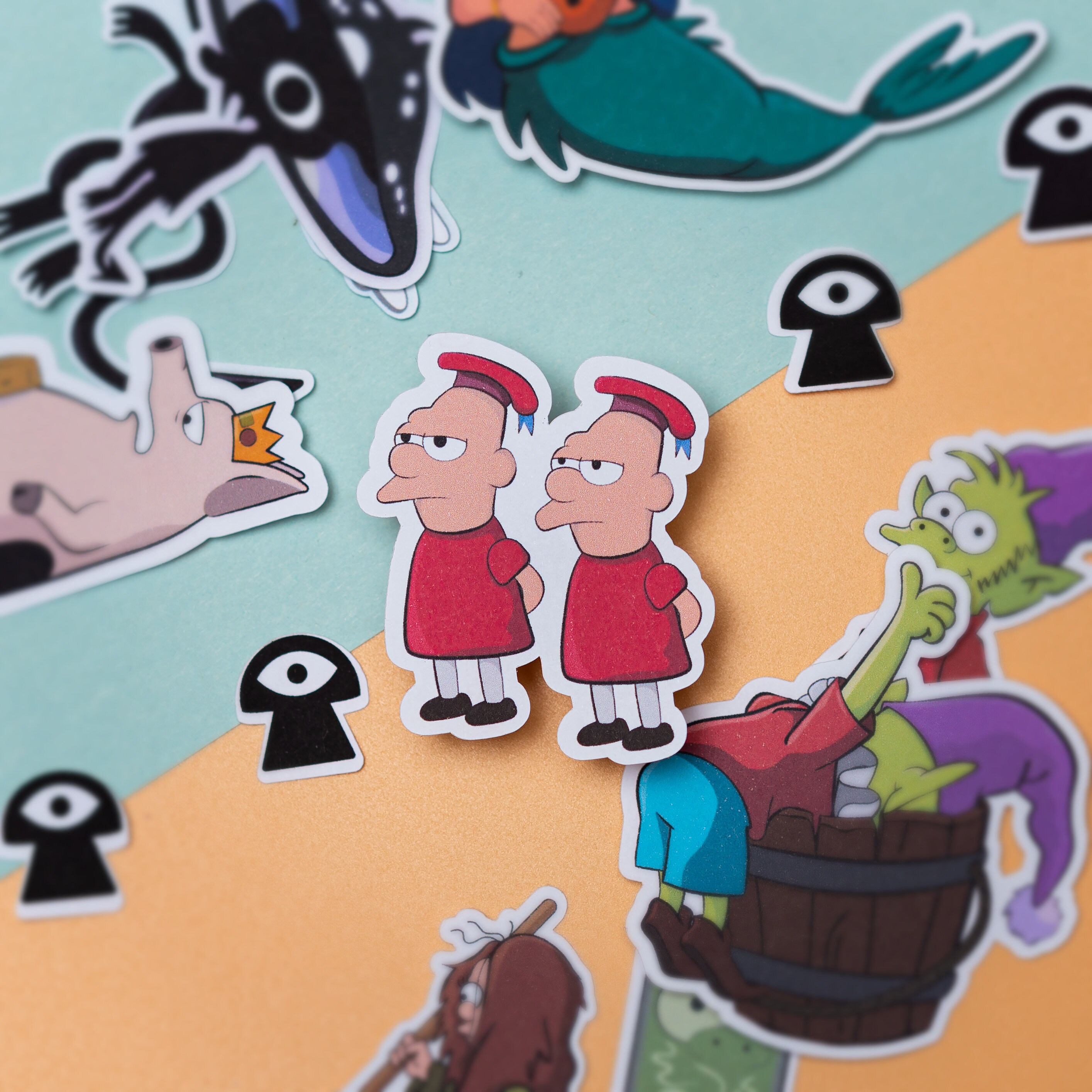Disenchantment Character Stickers Elfo, Mora, Vip & Vap, Luci, - Etsy