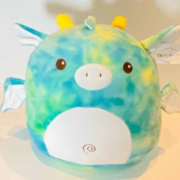 Squishmallow Blue Dragon - Etsy